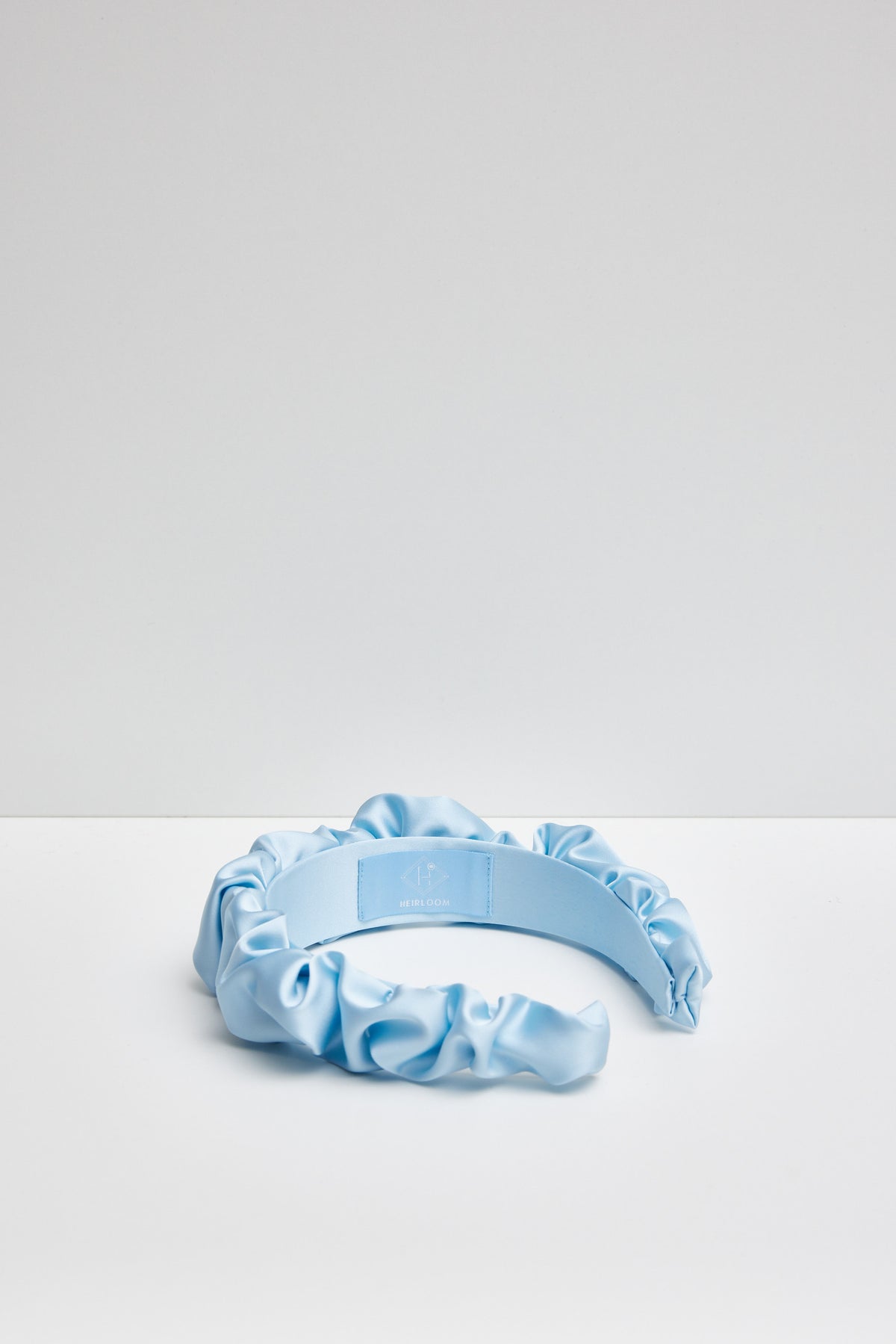 Clueless headband / Light blue satin – Heirloom Hats